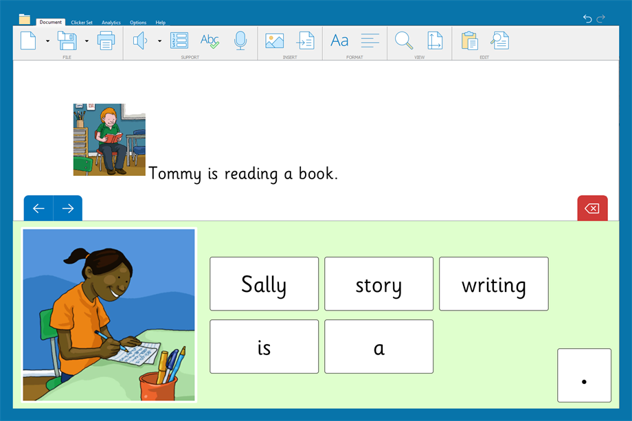 Clicker - Jump-start writing tasks | Crick Software