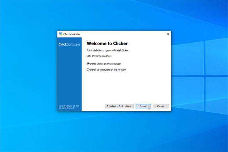 Install Clicker for Windows | Crick Software