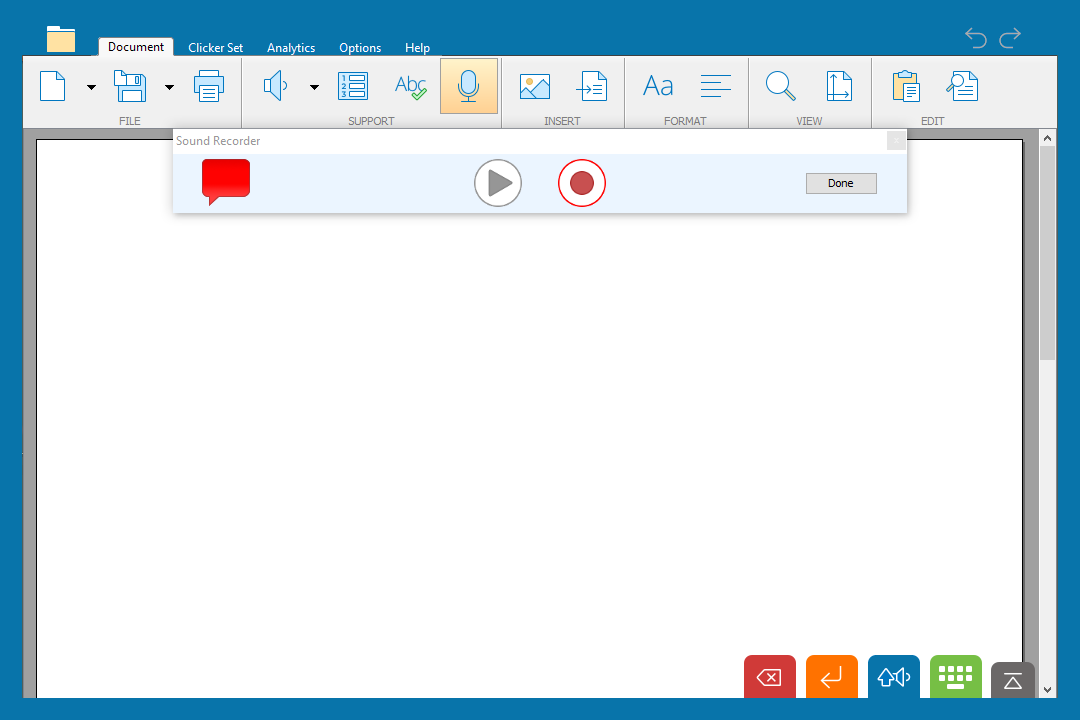 Clicker 8 Voice Notes Crick Software clicker-8-voice-notes-crick-software