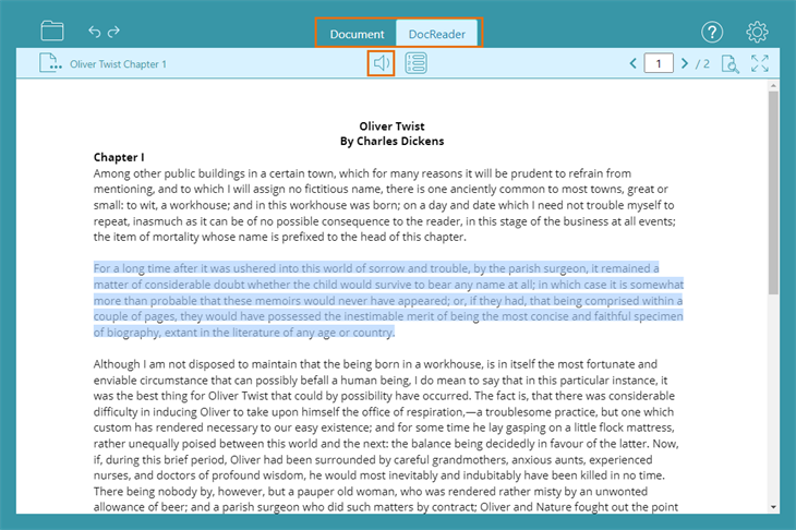 DocsPlus App - Use the DocReader | Crick Software